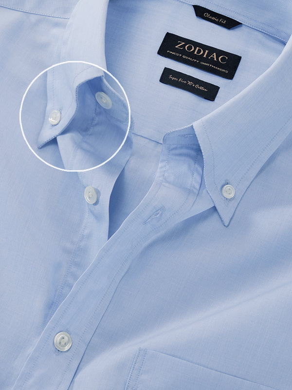 Buy | Fil A Fil Sky Solid Full Sleeve Single Cuff Classic Fit Classic ...